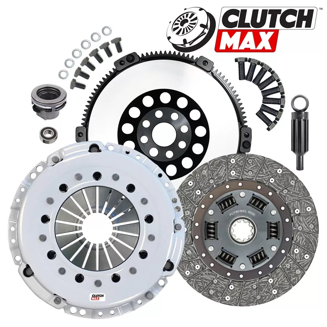 CLUTCHMAX OEM CLUTCH KIT & PERFORMANCE CHROMOLY FLYWHEEL BUNDLE SET [C ...
