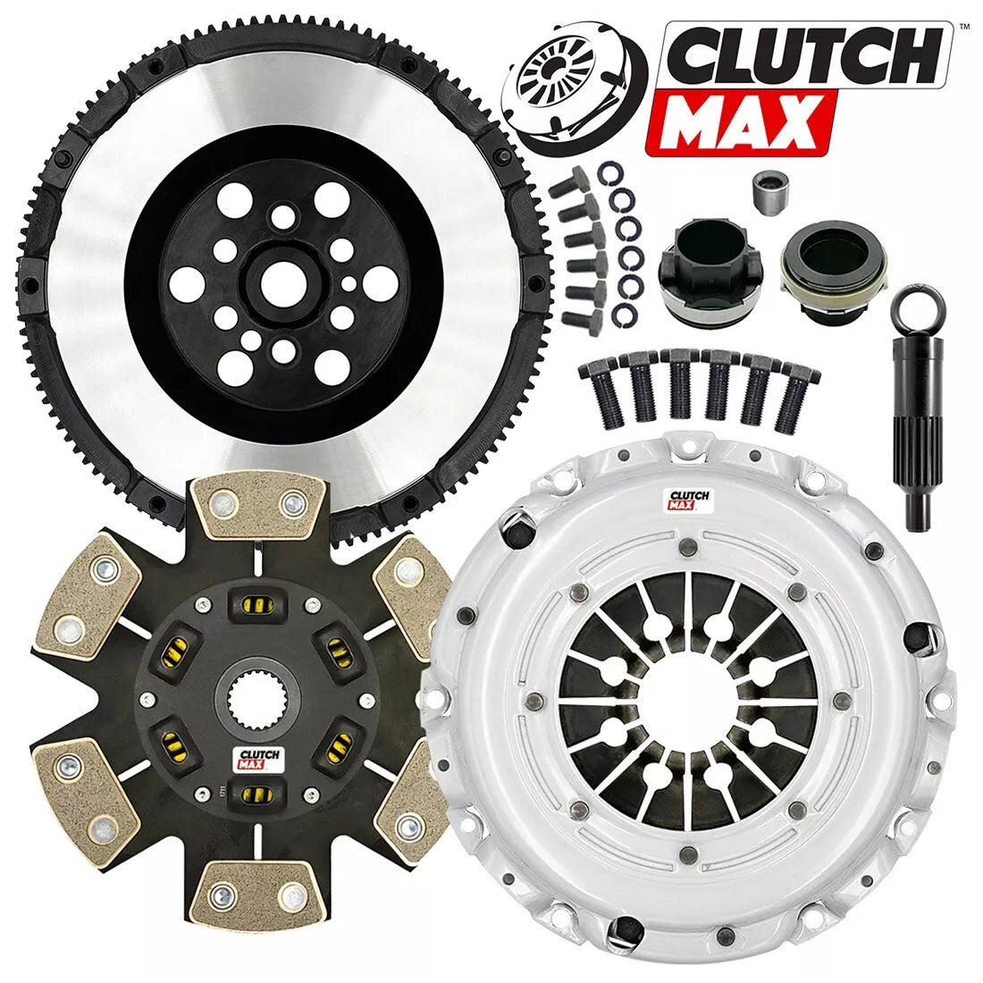 CLUTCHMAX STAGE 4 CLUTCH KIT & PERFORMANCE CHROMOLY FLYWHEEL BUNDLE SE ...