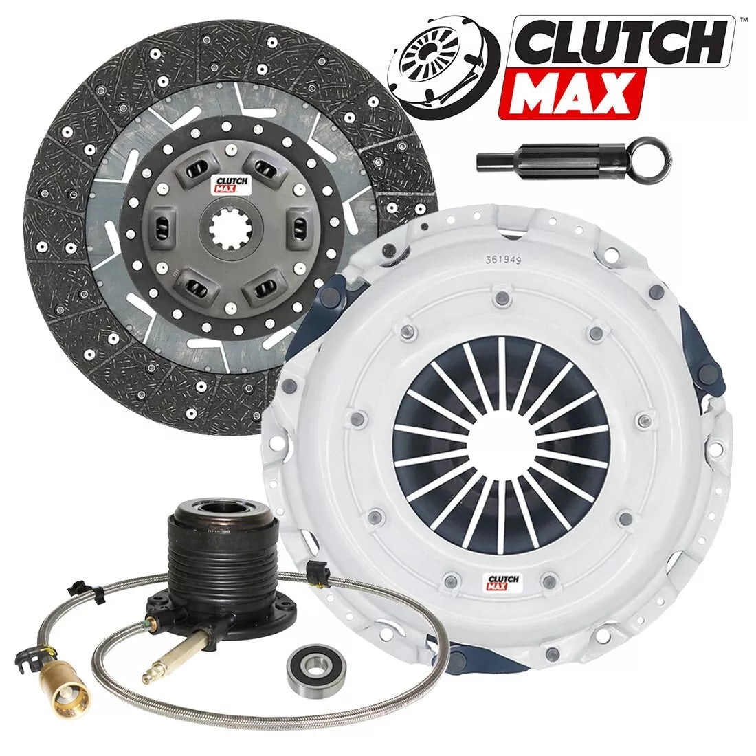 CLUTCHMAX STAGE 1 CLUTCH KIT WITH SLAVE CYLINDER BUNDLE SET [CM04182HD ...