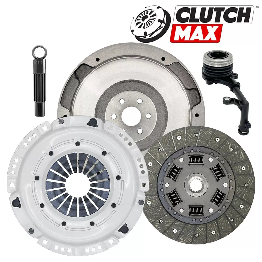 CLUTCHMAX OEM CLUTCH KIT & FLYWHEEL BUNDLE SET WITH SLAVE CYLINDER [CM ...