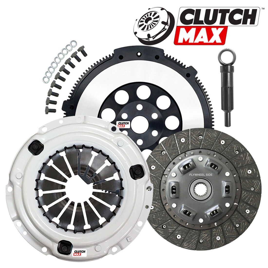 CLUTCHMAX OEM CLUTCH KIT & PERFORMANCE CHROMOLY FLYWHEEL BUNDLE SET [C ...