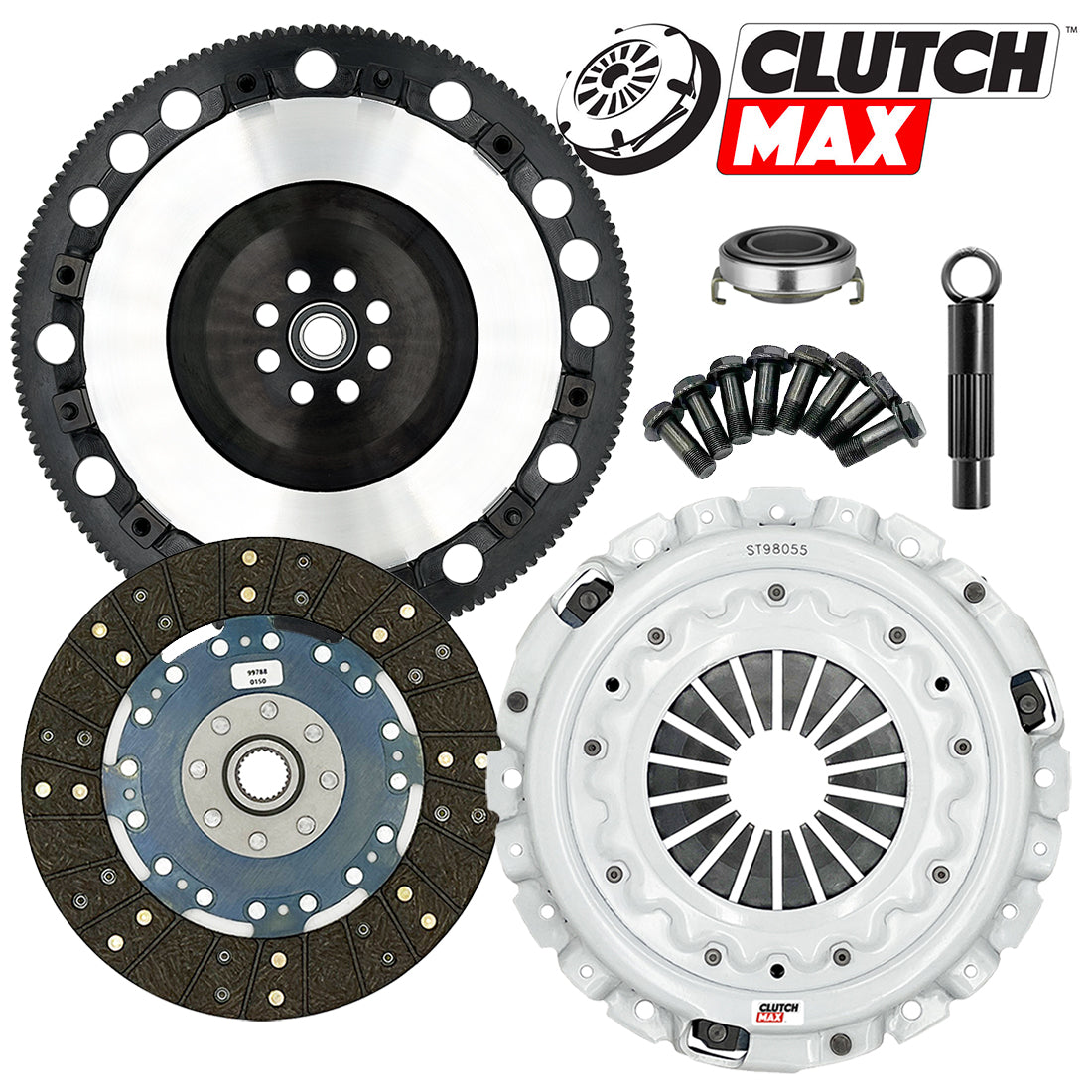 CLUTCHMAX STAGE 2R CLUTCH KIT & PERFORMANCE CHROMOLY FLYWHEEL BUNDLE S ...