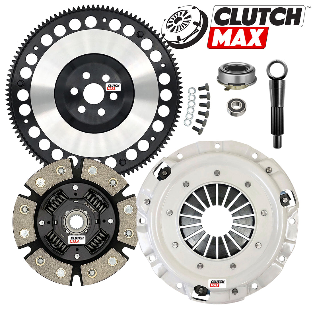 CLUTCHMAX STAGE 3 CLUTCH KIT & PERFORMANCE CHROMOLY FLYWHEEL BUNDLE SE ...