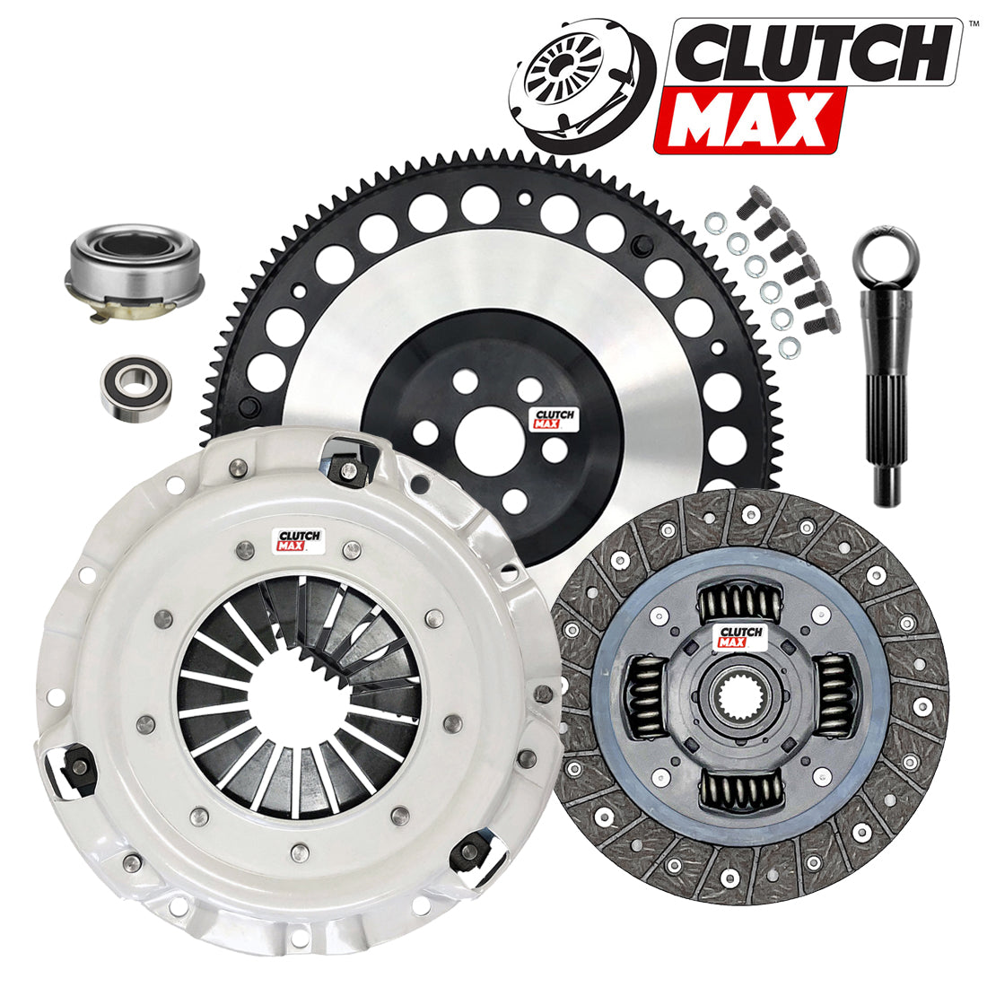 CLUTCHMAX OEM CLUTCH KIT & PERFORMANCE CHROMOLY FLYWHEEL BUNDLE SET [C ...