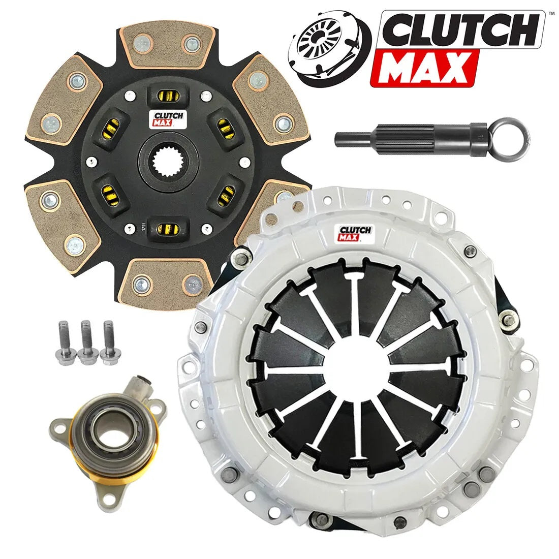 CLUTCHMAX STAGE 3 CLUTCH KIT WITH SLAVE CYLINDER BUNDLE SET [CM16124HD ...