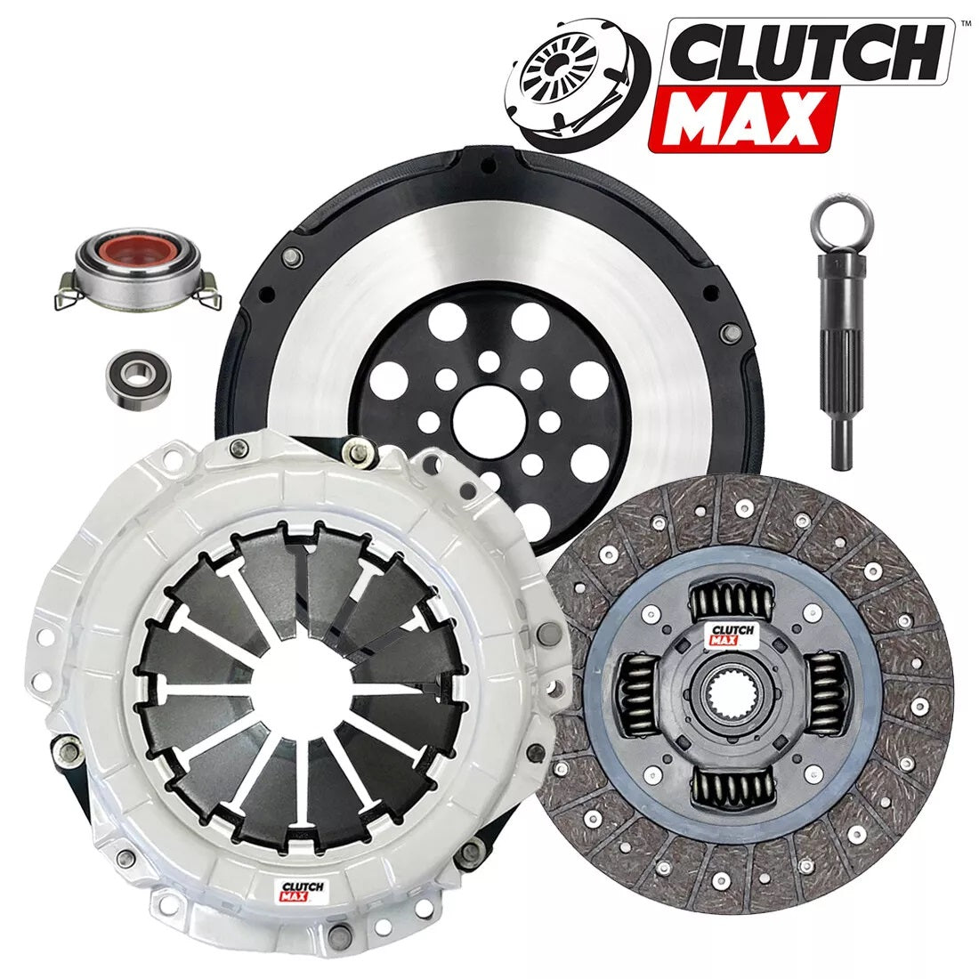 CLUTCHMAX OEM CLUTCH KIT & PERFORMANCE CHROMOLY FLYWHEEL BUNDLE SET [C ...