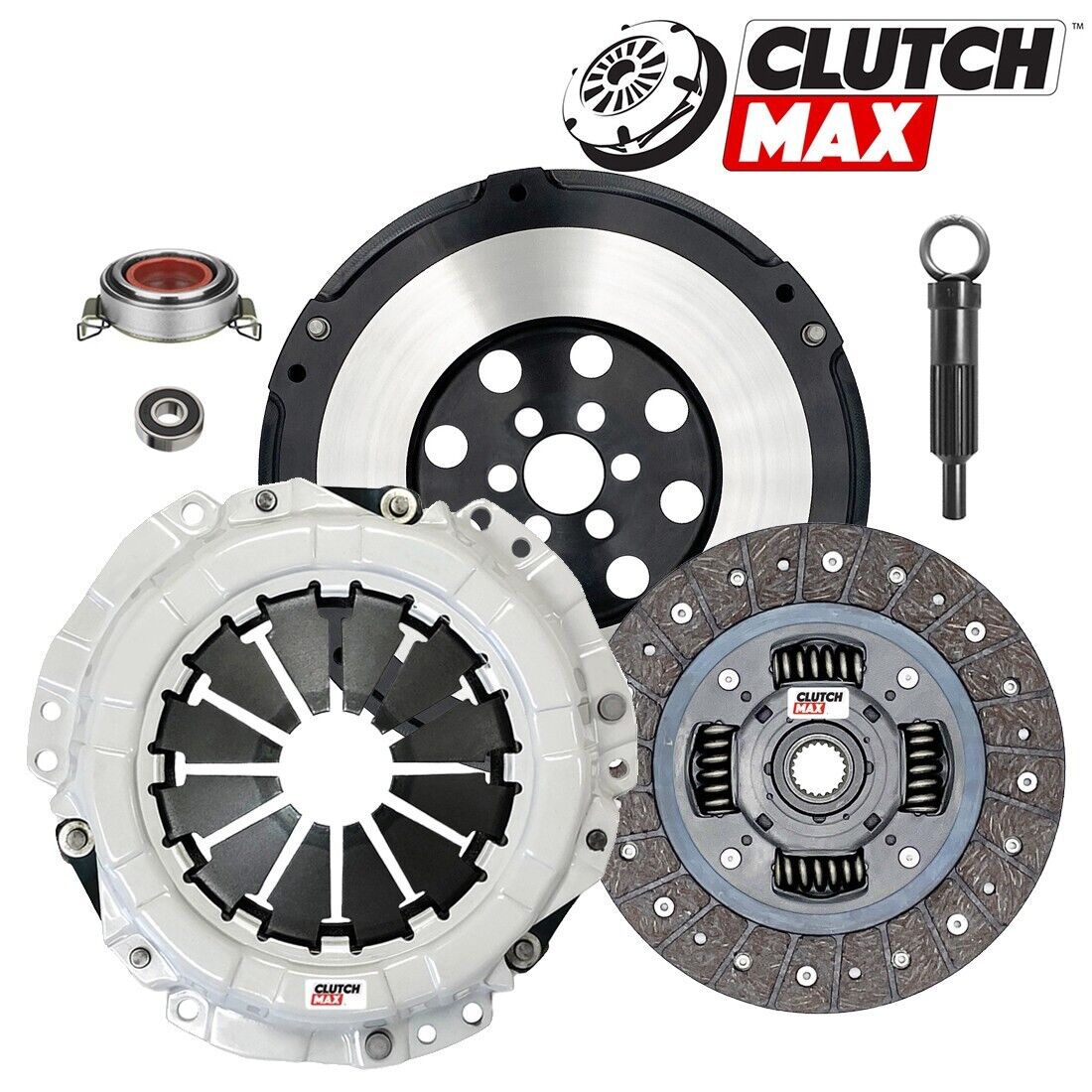 CLUTCHMAX STAGE 2 CLUTCH KIT & PERFORMANCE CHROMOLY FLYWHEEL BUNDLE SET ...