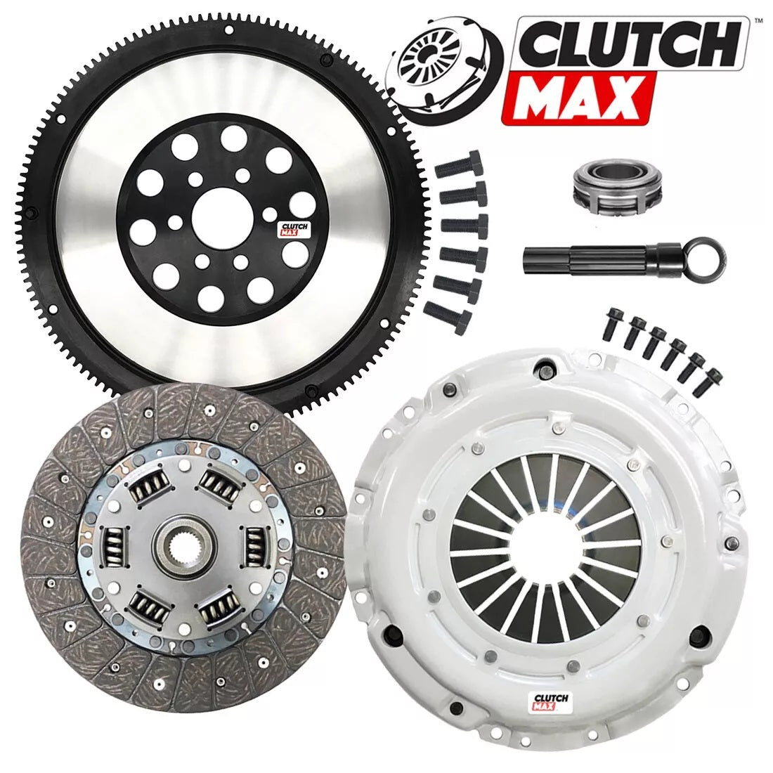 CLUTCHMAX STAGE 1 CLUTCH KIT & PERFORMANCE CHROMOLY FLYWHEEL BUNDLE SE ...