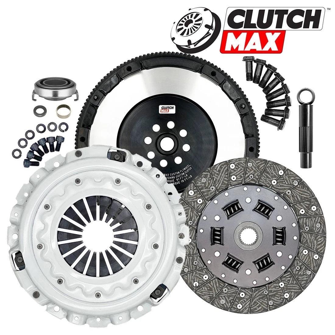 CLUTCHMAX OEM CLUTCH KIT & PERFORMANCE CHROMOLY FLYWHEEL BUNDLE SET [C ...