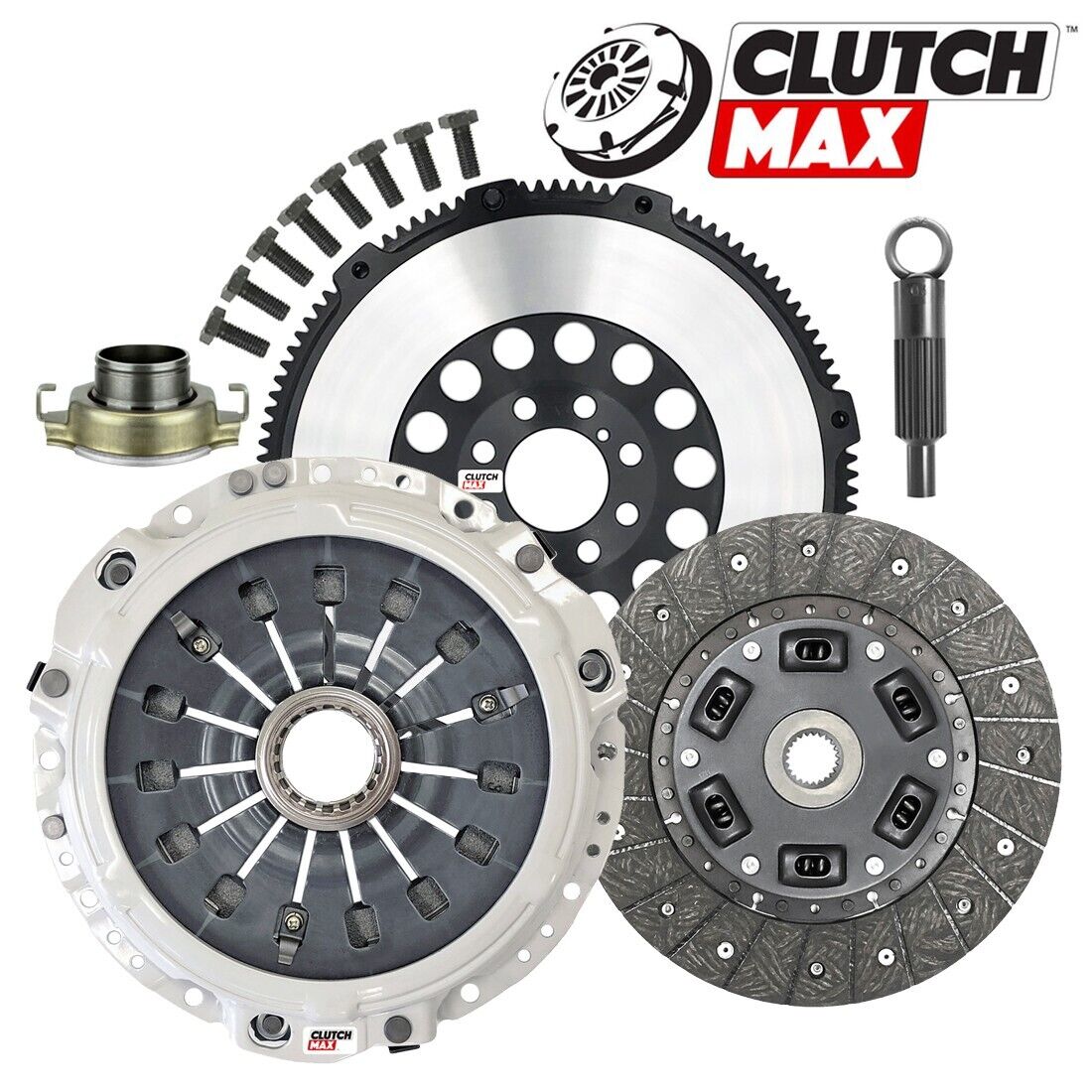CLUTCHMAX OEM CLUTCH KIT & PERFORMANCE CHROMOLY FLYWHEEL BUNDLE SET [C ...