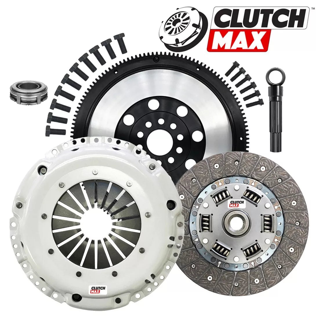 CLUTCHMAX OEM CLUTCH KIT & PERFORMANCE CHROMOLY FLYWHEEL BUNDLE SET [C ...