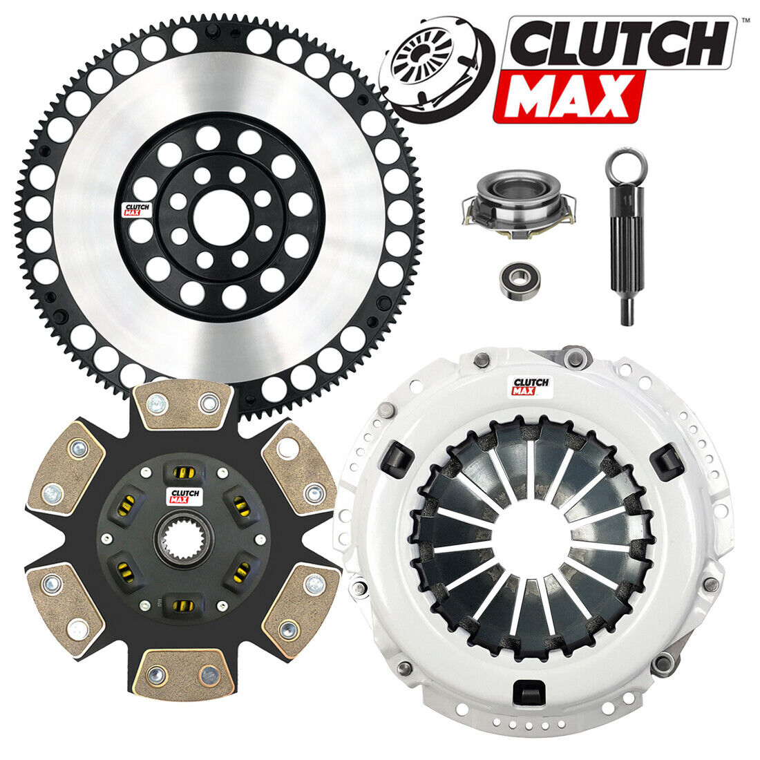 CLUTCHMAX STAGE 3 CLUTCH KIT & PERFORMANCE CHROMOLY FLYWHEEL BUNDLE SE ...