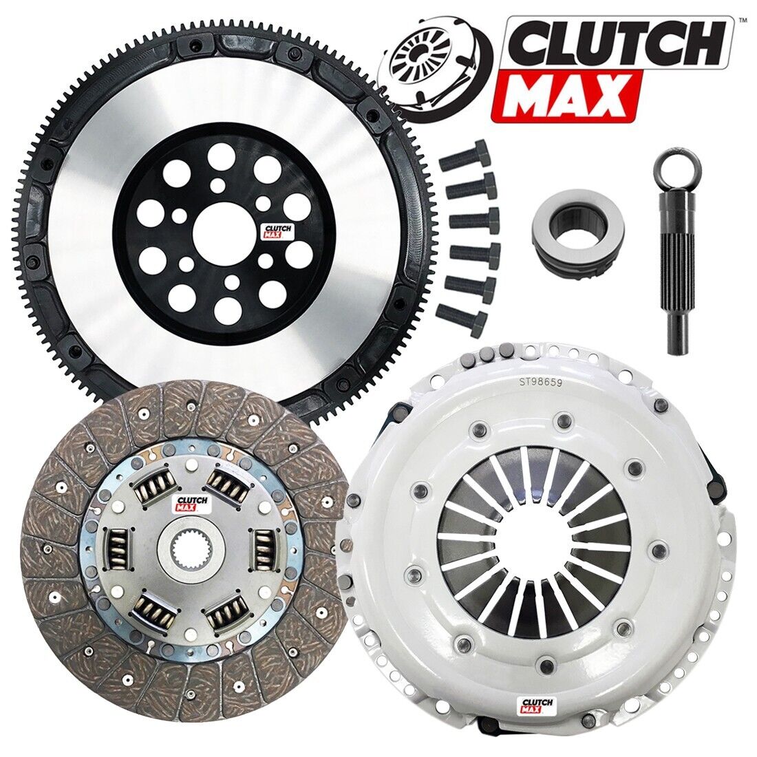 CLUTCHMAX STAGE 1 CLUTCH KIT & PERFORMANCE CHROMOLY FLYWHEEL BUNDLE SE ...